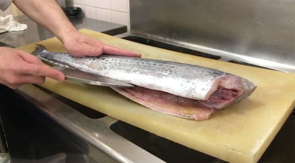 Three sheets of Japanese Spanish Mackre In Case Of Grilled Fish, Fried ...